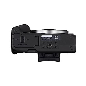 Canon EOS R50 Mirrorless Vlogging Camera (Body Only/Black), RF Mount, 24.2 MP, 4K Video, DIGIC X Image Processor, Subject Detection & Tracking, Compact, Smartphone Connection, Content Creator