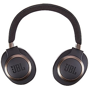 JBL Live 650BTNC, Black - Wireless Over-Ear Bluetooth Headphones - Up to 20 Hours of Noise-Cancelling Streaming - Includes Multi-Point Connection & Voice Assistant