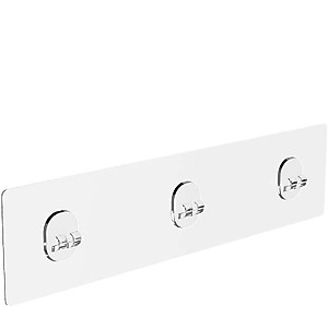 GDFYMI Shower Caddy Adhesive Sticker for Replacement, Nail Free Transparent Adhesive Hook Strip for Bathroom Storage Shelves and Kitchen Racks (2 Pack)