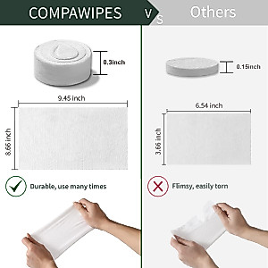 Toilet Paper Tablets Compressed Towels - Reusable Toilet Wipes Camping Toilet Paper Travel Wipes Coin Tissues Survival Toilet Paper (500)