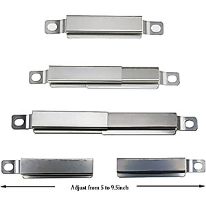 Htanch SN1161(3-Pack) SA6781 (3-Pack) 15 1/16" Stainless Steel Heat Plate and Burner Replacement for Gas Grill Models Charbroil 463722313, Charbroil 463722314 and Charbroil 463742111
