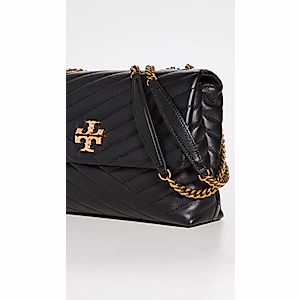 Tory Burch Women's Kira Chevron Convertible Shoulder Bag, Tempranillo, Brown, One Size