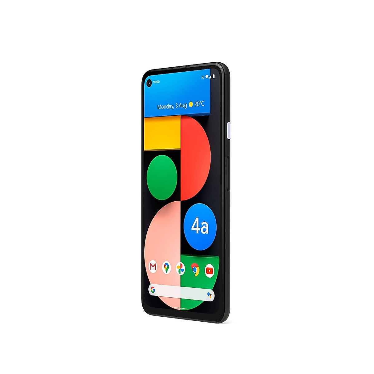 Google Pixel 4A 5G 128GB 6GB RAM International Version - Just Black (Renewed)