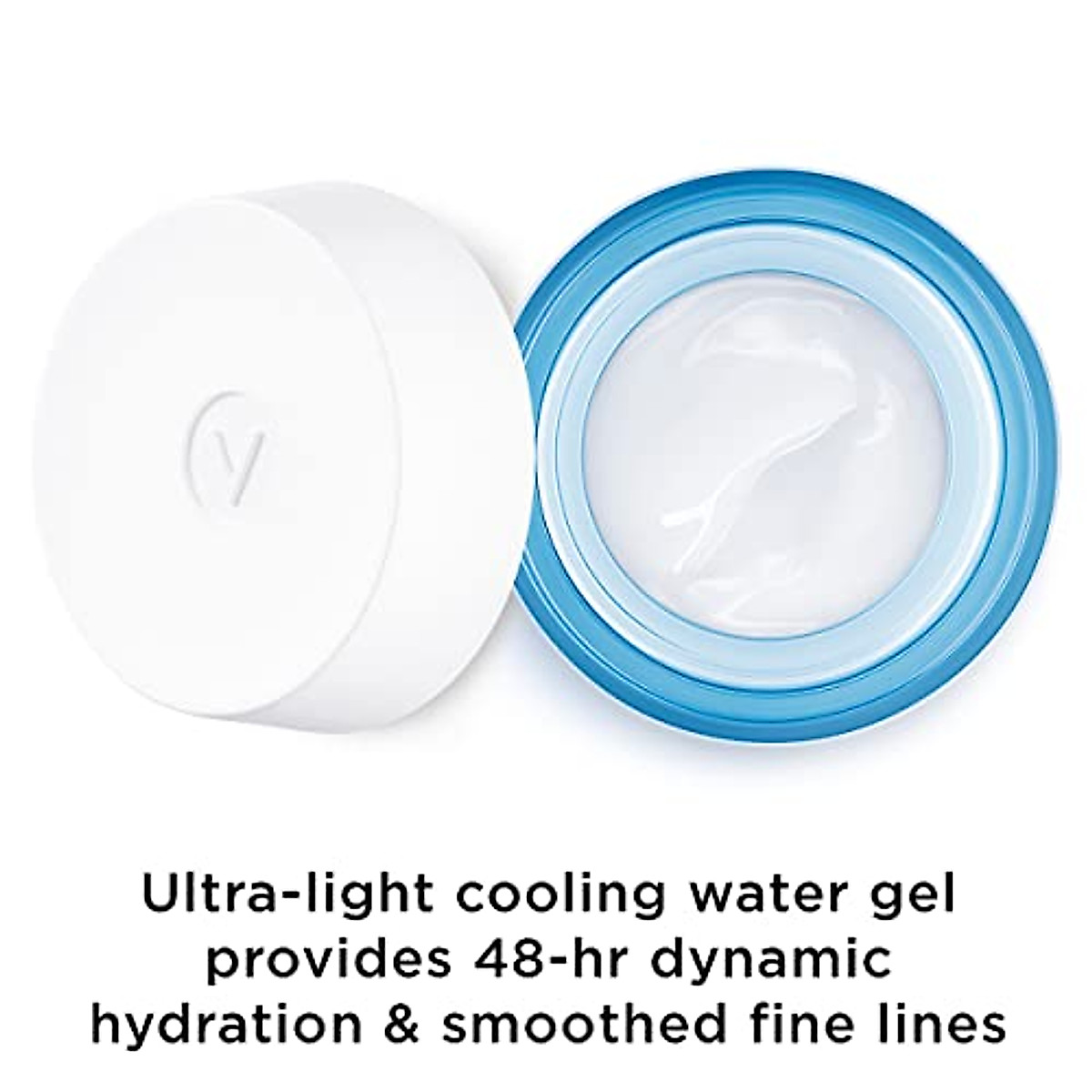 Vichy Aqualia Thermal Mineral Water Gel Moisturizer for Face with 97% Natural Origin Hyaluronic Acid, Dermatologist Recommended for 48-hr Hydration, Mineral Oil & Paraben-Free, 1.69 Fl. Oz