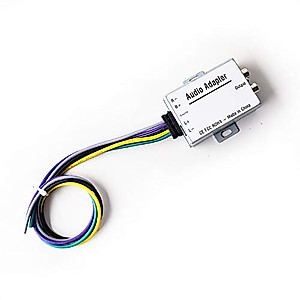 Car Stereo Audio Speak Signal Hi-Low Converter for Auto Amp Subwoofer Amplifier CD Player High to Low Adapter