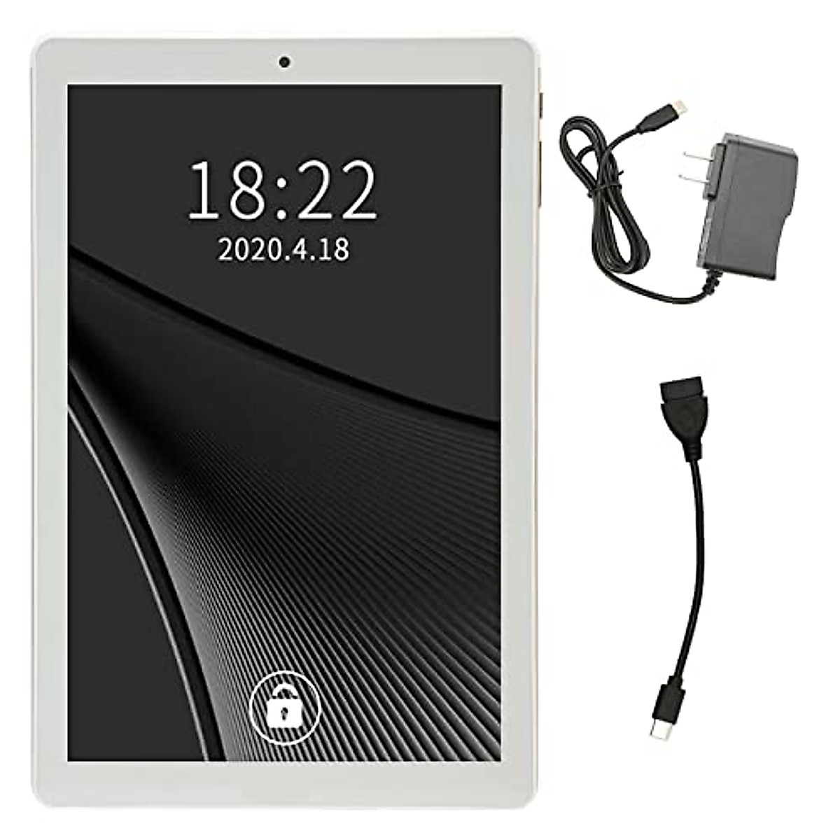 LBEC 8 Core 3GB 64GB CPU Tablet 10 Inch Tablet Dual SIM Dual Standby 100240V Fast Charge for Student Study (US Plug)