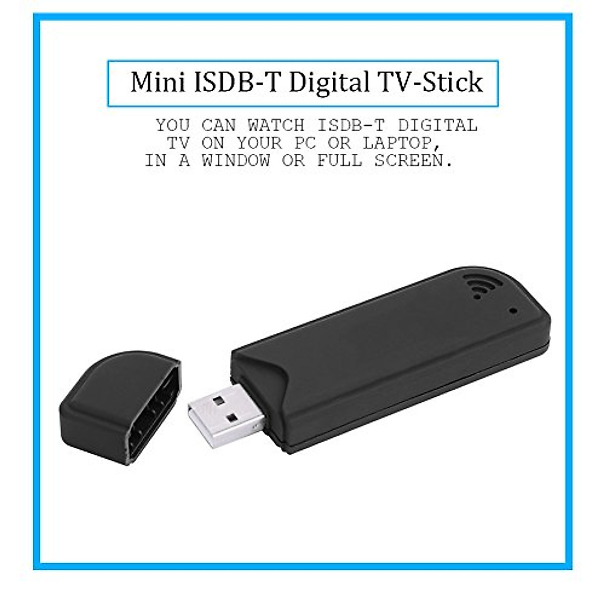 TV Receiver, USB HD TV Turner,Mini ISDB-T Laptop Digital TV Stick Tuner Recorder Receiver
