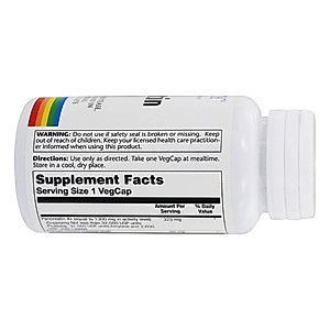 Solaray Pancreatin 1300 | Pancreatic Digestive Enzymes Plus Papaya for Healthy Digestion Support | 90 VegCaps, 90 Serv.