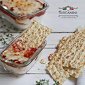 Tuscanini Parchment Crackers, Olive Oil 3.5oz (2 Pack) Paper Thin & Crisp Italian Crackers Seasoned with Olive oil and Salt, Certified Kosher