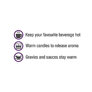 Salton SMW12BK Mug Coffee Warmer, Black