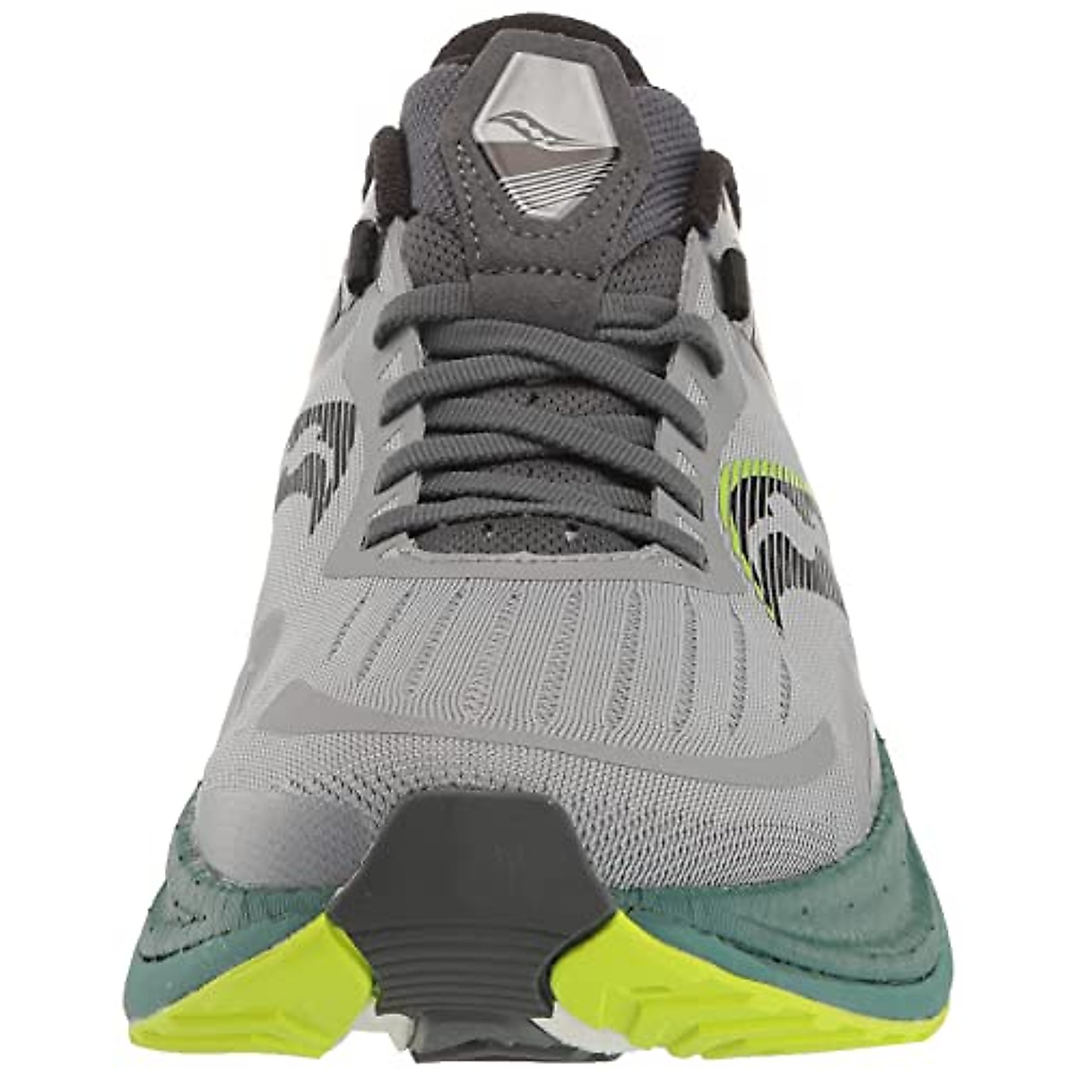 Saucony Men's Tempus Running Shoe Sneaker, Fossil/Moss, 8.5