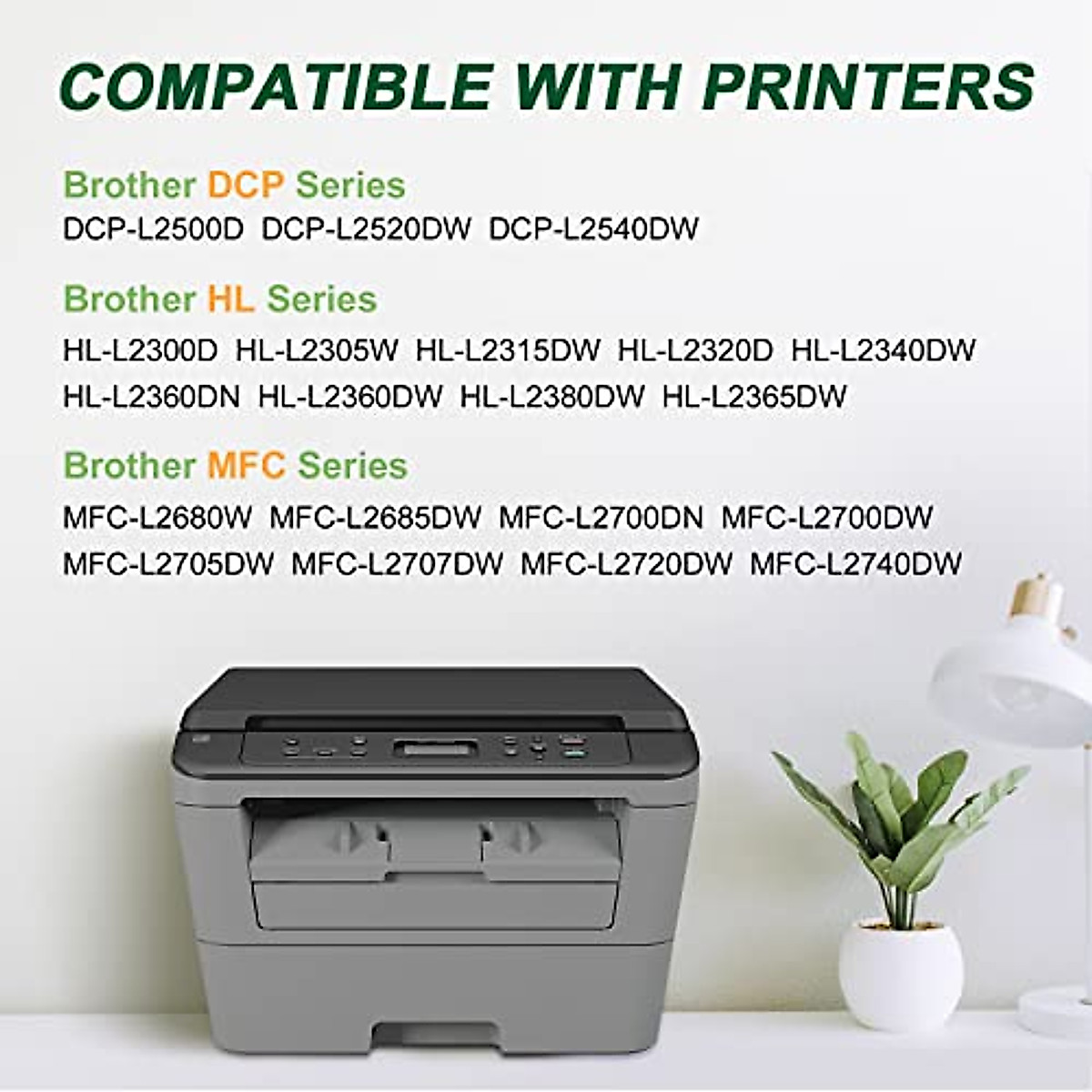 CAVDLE Compatible Drum and Toner Cartridge Replacement for Brother DR630 TN660 TN630 Work with HL-L2300D HL-L2305W HL-L2360DN MFC-L2680W MFC-L2685DW MFC-L2705DW (3 Toner Cartridges + 1Drum Unit)
