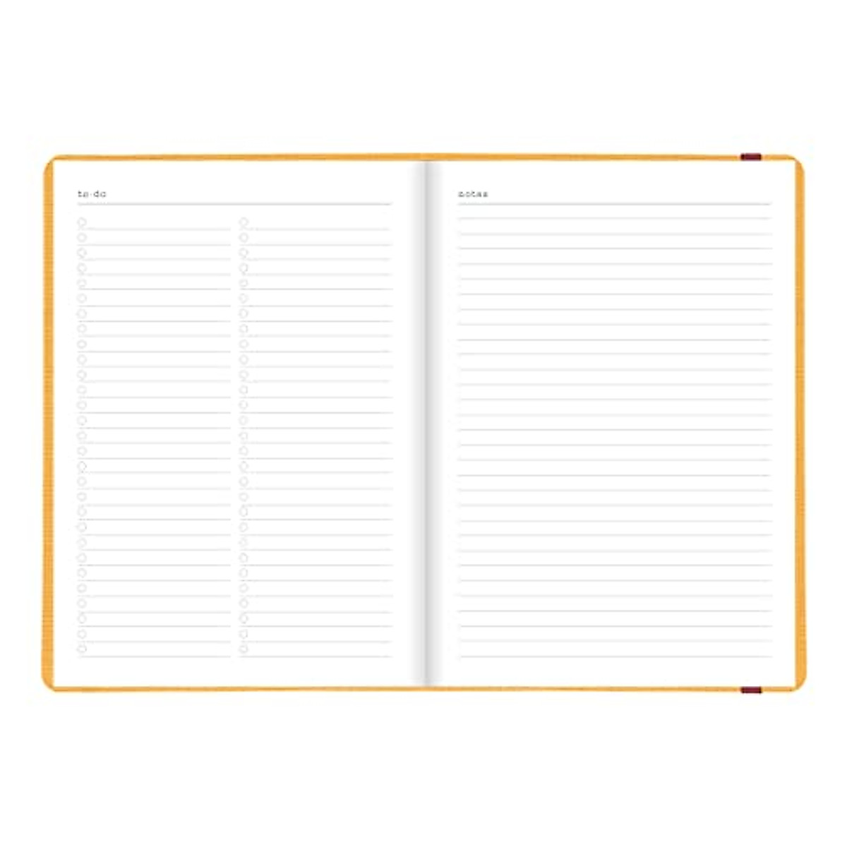 Letts of London Raw Weekly/Monthly Planner, 12 Months, January to December, 2024, Sewn Binding, A5 Size, 8.25" x 5.875", Multilingual, Mustard (C082309-24)