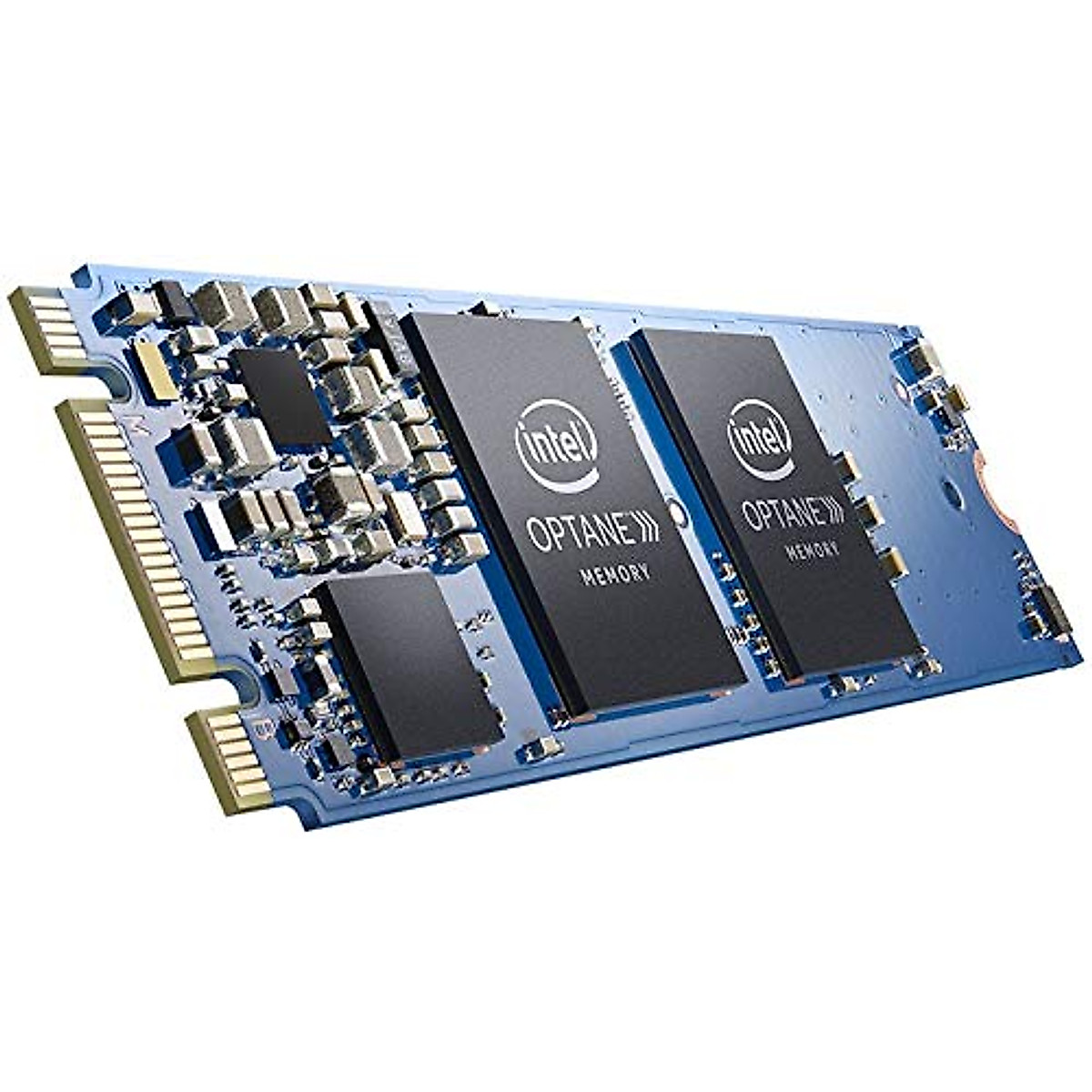 Intel Optane 32GB Internal Flash Accelerator - PCI Express - M.2 2280 - 1.32 GB/s Maximum Read Transfer Rate - 290 MB/s Maximum Write Transfer Rate - Black, Blue