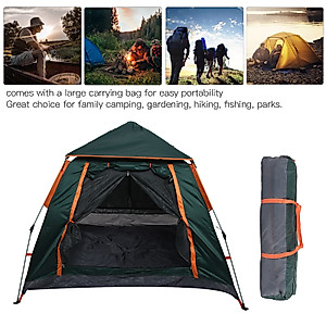 Quick Open Tent, 5 Sided Mosquito Net Design Waterproof Portable Foldable 4 Sided Tent with Shade Cloth, Camping Tents for Camping Gardening Hiking Fishing
