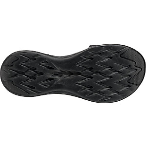 Skechers Women's On-The-Go 600-Brillancy Sport Sandal, Black, 10 Wide