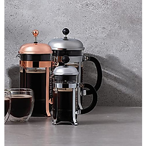 Chambord Coffee Maker 3 Cup 0.35 Liter 12 Ounce Shiny