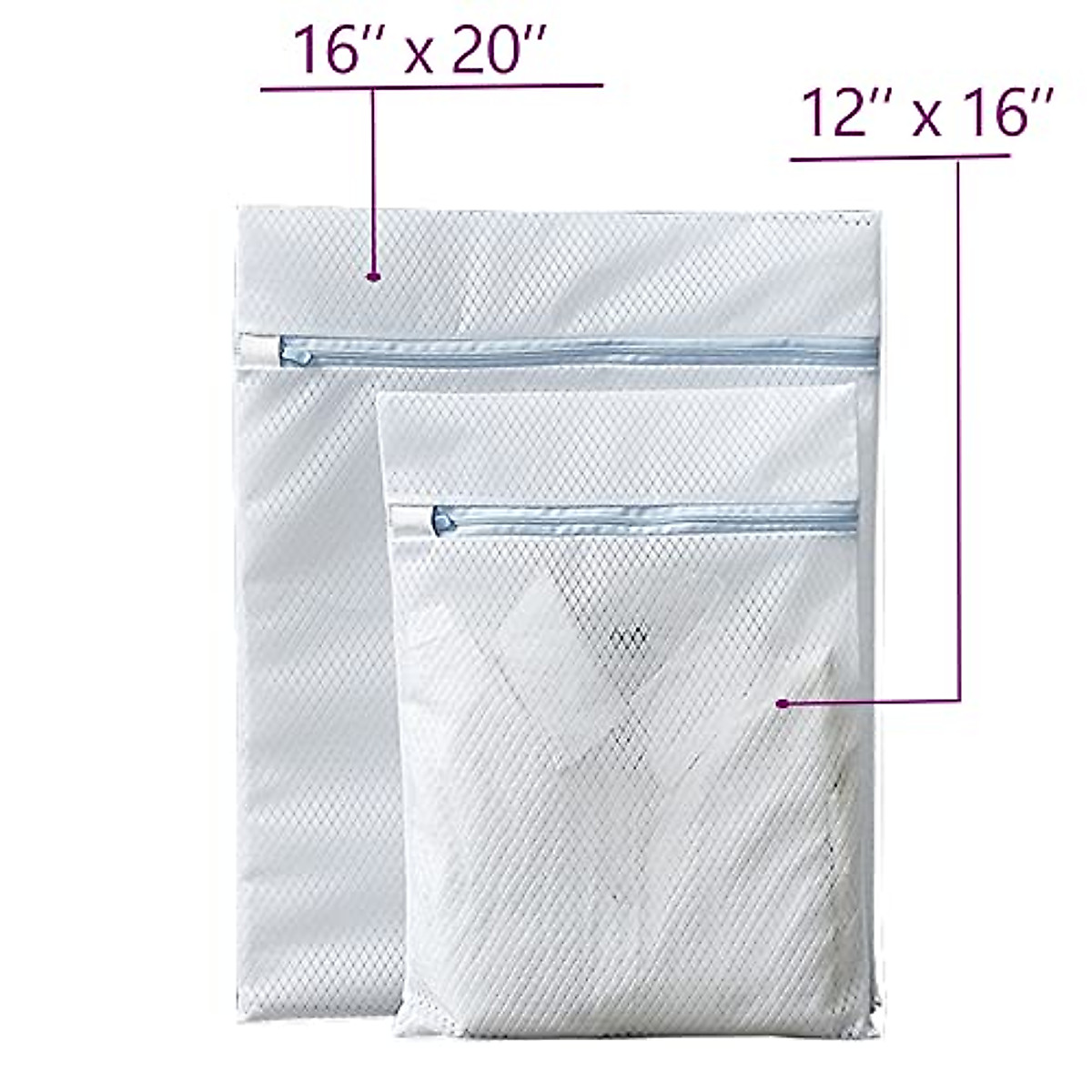 Mesh Laundry Bags with Four Combinations, Bra Lingerie Mesh Wash Bags for various Laundry Needs, Blouse and Underwear laundry bag( 4 pack)