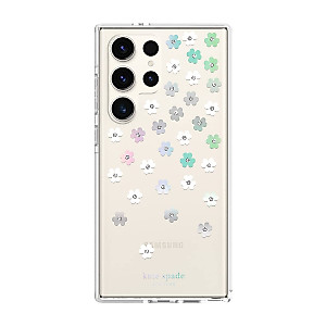 Kate Spade New York Defensive Hardshell Case Compatible with Samsung Galaxy S23 Ultra - Iridescent