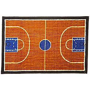 LA Rug Basketball Court Rug 19"x29"