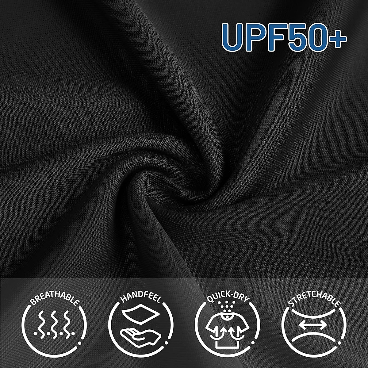 MIER Women's Athletic Sleeveless Summer Tops SPF UPF 50 Running Tank Shirt Crewneck Cool Dry Wicking Outdoor Walking Muscle Tee Black L