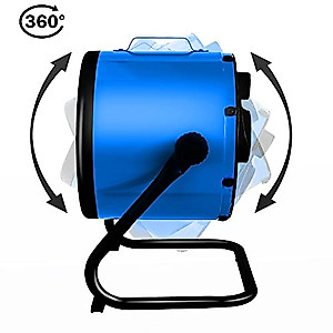 Bestronair Industrial Fan 3 Speed Powerful High Velocity Heavy Duty Cyclone Fan, Floor Large Air Circulation Fan for Shop Garage Gym Attic Gazebo Patio Room Camping and Outdoor Fan