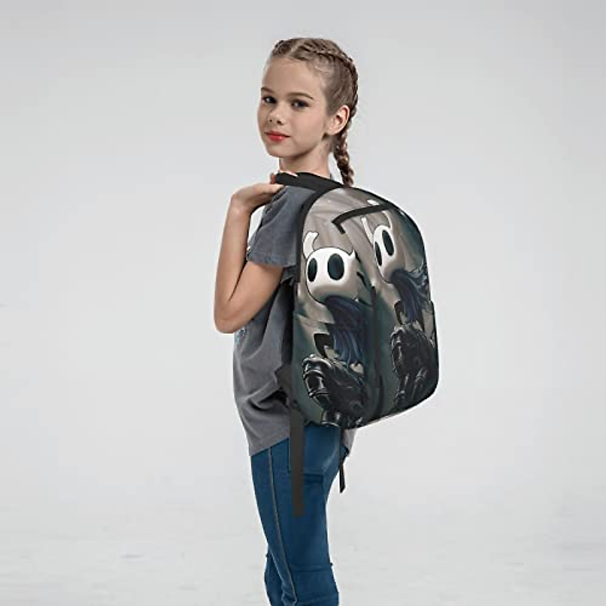 Hollow Game Knight Backpack Multipurpose Daypacks Casual Satchel School Bag Bookbag Rucksack