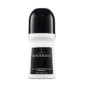 Avon Black Suede Roll-on Anti-perspirant Deodorant Bonus Size 2.6 oz (4-Pack)