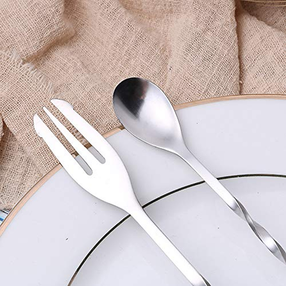 10 Inch Stainless Steel Cocktail Muddler and Mixing Spoon, 2 Pieces Home Bar Tool Bartender Set for Cocktails Mojitos Ice Fruit Drinks