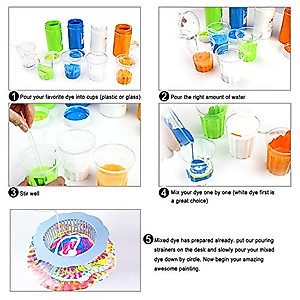 Acrylic Pouring Strainers, Angela&Alex 7 PCS Flow Painting Tools Art Supplies Kits Drawing Flow Fluid Sets Strainers Plastic Silicone Drain Basket Unique Pattern