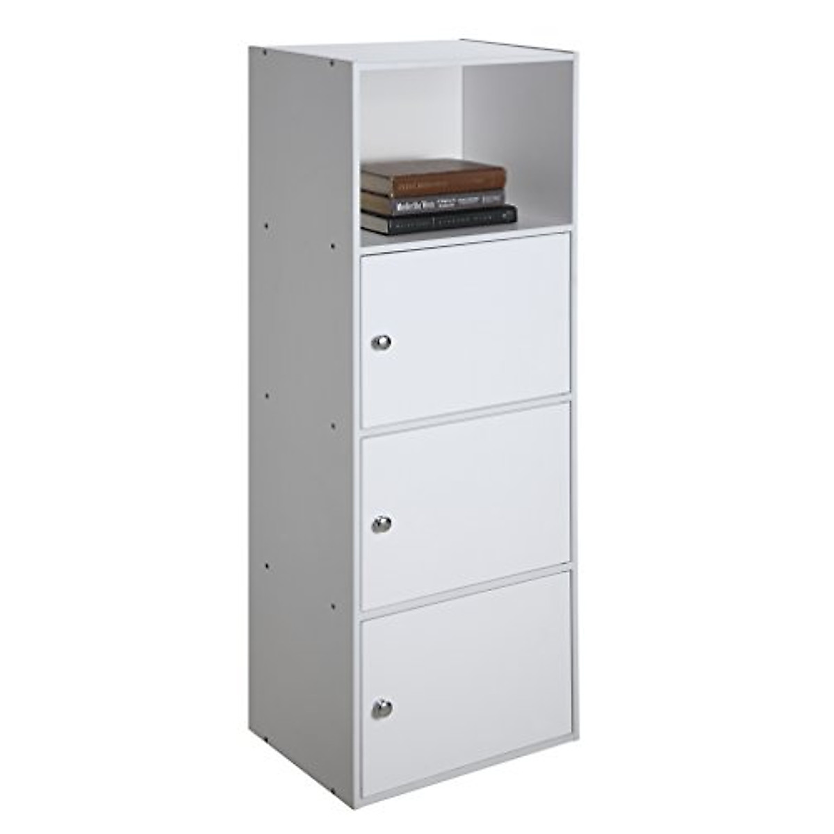 Convenience Concepts Xtra Storage 3 Door Cabinet with Shelf, White