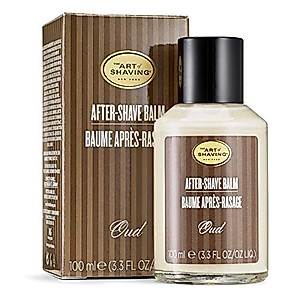 The Art of Shaving After-Shave Balm for Men - Face Moisturizer, Clinically Tested for Sensitive Skin, Oud, 3.3 Ounce