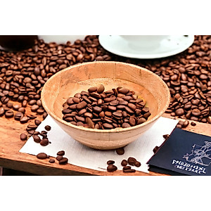 Alpha Living Home Wooden Bowl, Serving Bowl - Crafts Serve for Fruit's, Salads, Popcorn, Salad Spinner, Pasta, Soup, and Fruit - Bowls Looks Absolute Beautiful With Your Kitchen - 12 Inch Bowl