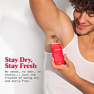 Duradry Antiperspirant Deodorant for Women and Men - Anti Sweat Maximum Strength Deodorant, Excessive Sweat Protection for Armpits, Naturally Neutralize Odor - Clear Sky, 2.3 Oz