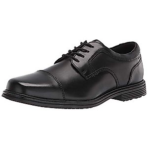 Rockport mens Rockport Men's Robinsyn Waterproof Cap Toe Oxford, Black, 13 US