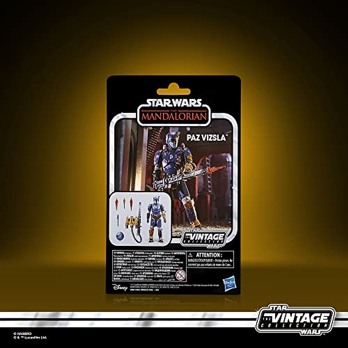 STAR WARS The Vintage Collection Paz Vizsla, The Mandalorian 3.75-Inch Collectible Action Figures, Ages 4 and Up