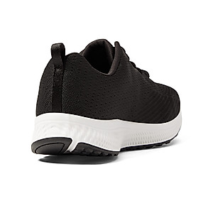 Skechers Women's GO Run CONSISTENT-Energize Sneaker, Black/White, 8.5