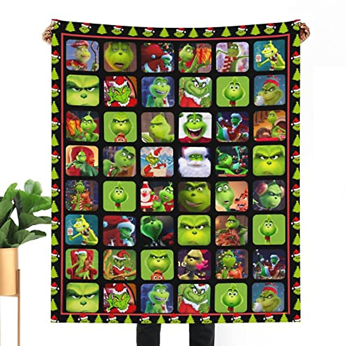 Anime Throw Blanket，Soft Flannel Warm Cozy，Suitable for Sofa Bed Couch All Seasons 50 x 40 inch 9-2