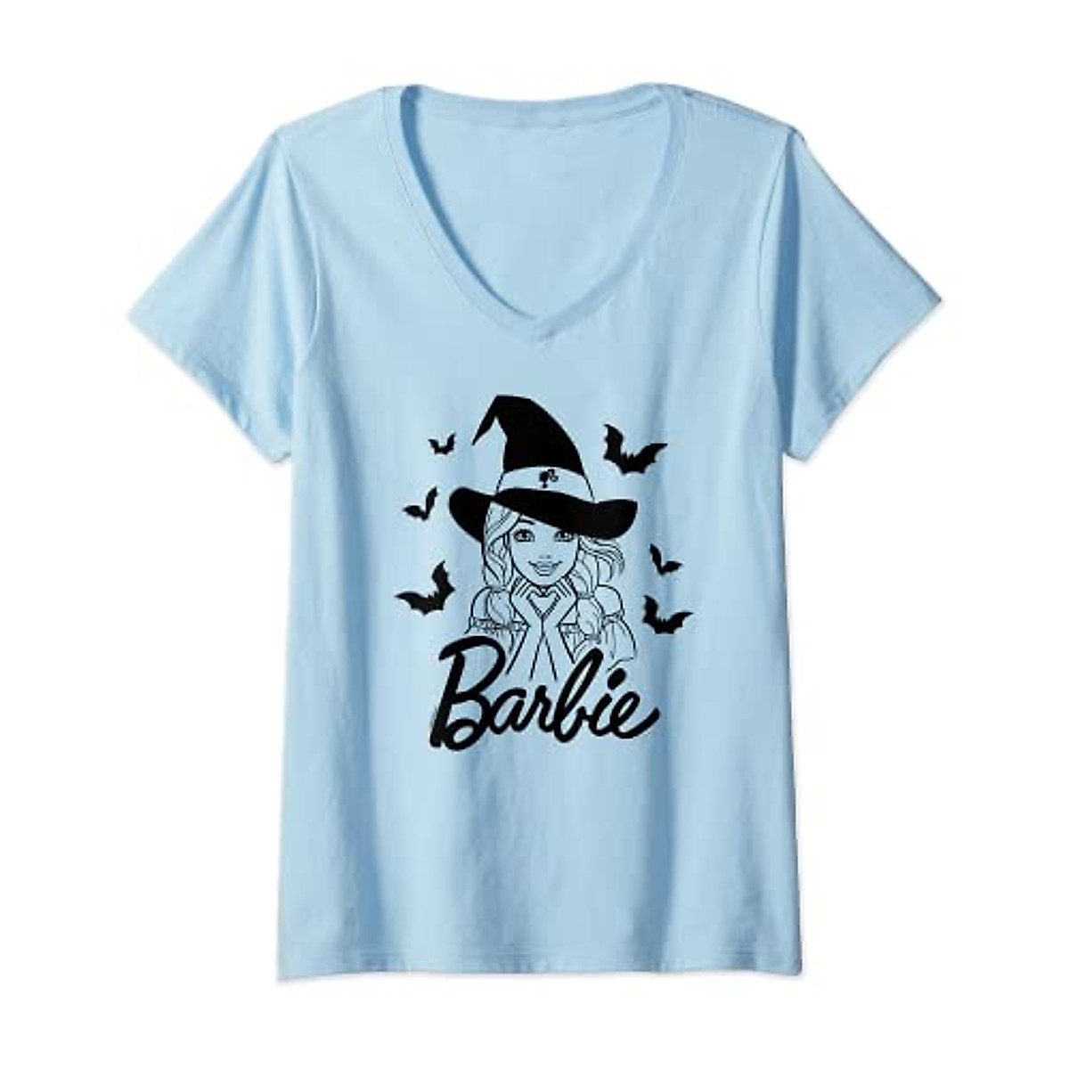 Barbie - Barbie With Bats V-Neck T-Shirt