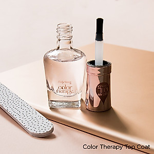 Sally Hansen Color Therapy™, Top Coat, Argan Oil, Long Lasting, Healthy Nails, Clear Nail Polish