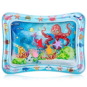 Mr. Pen- Inflatable Tummy Time Water Mat, Water Mat for Babies, Infant Water Mat, Baby Water Pad, Water Tummy Time Mat, Baby Water Mat Tummy Time, Baby Mat for Floor Tummy Time