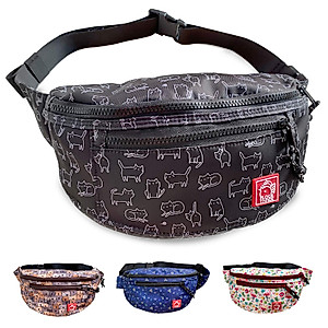FLOCK THREE Fanny Pack (Denim)