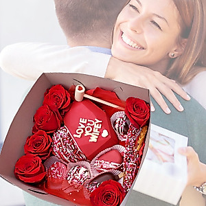 6Pack Small Wooden Hammer Halloween Decor for Chocolate Breakable Heart, Wooden Mallets for Chocolate Smash Mini Gavel for Chocolate Heart