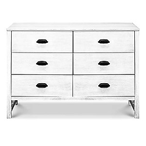 DaVinci Fairway 6-Drawer Double Dresser in Cottage White