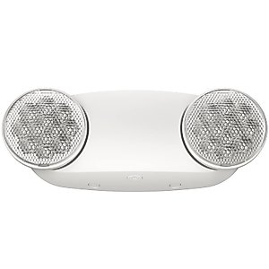 Spectsun 1 Pack Emergency Light, Emergency Lights for Business, LED Emergency Lights with Battery Backup, 2 Bug Eye Heads Adjustable Commercial Emergency Lighting Fixtures, UL 924 Certified