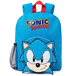 Sonic The Hedgehog Boy's Schoolbag Set, Blue, One Size