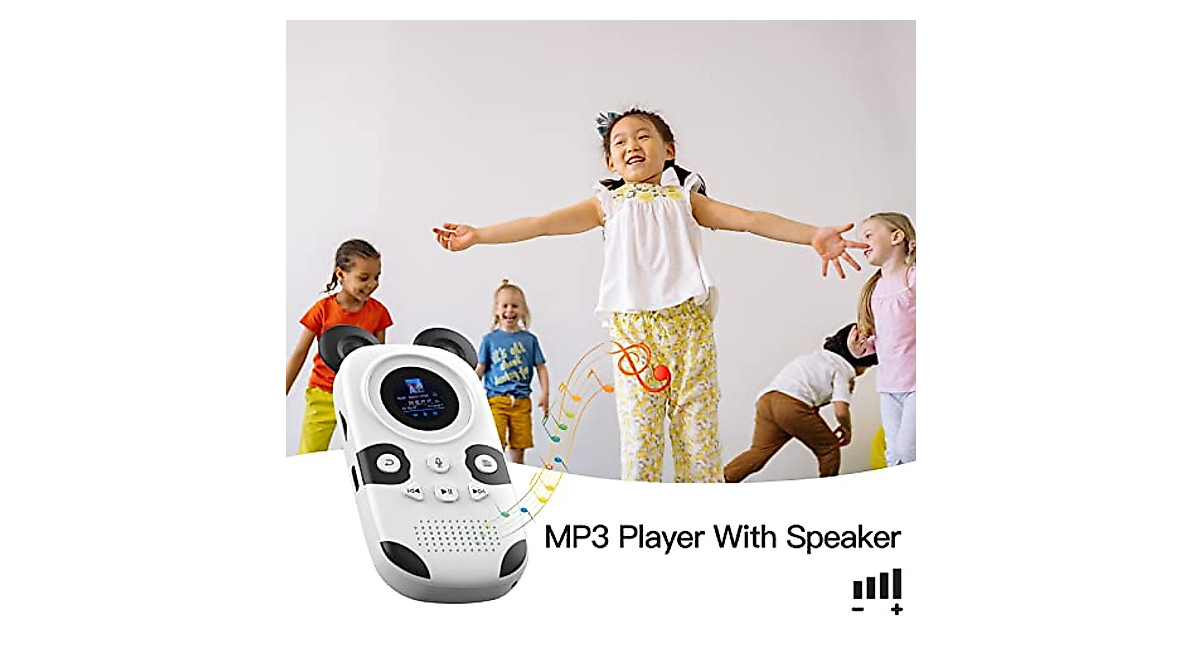 RUIZU Cute Panda Portable MP3 Player for Kids | Bluetooth