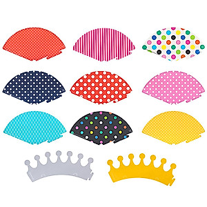 Vesil Kids Birthday Party Hats, Assorted