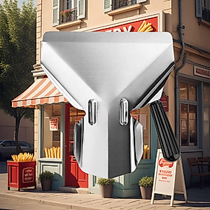 French Fry Bagger Scoop, Commercial Fry Bagger Scooper, Food French Fries Shovel Fry Scoop (Right Handle)