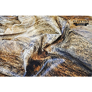 Brown Brindle Gaucho Cowhides - Natural Cowhide